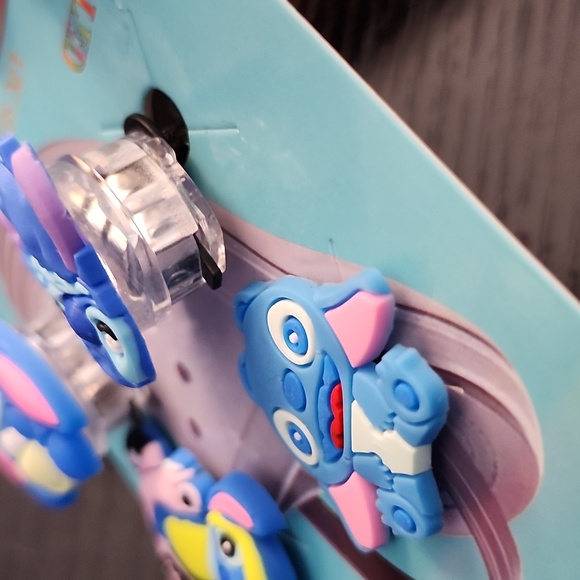 Disney | Accessories | Disney Stitch Inspired Lightup Shoe Charms Set ...